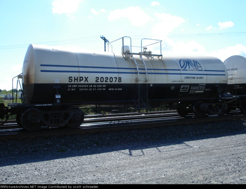 SHPX 202078 & SHPX 206321 Tankcar's EB